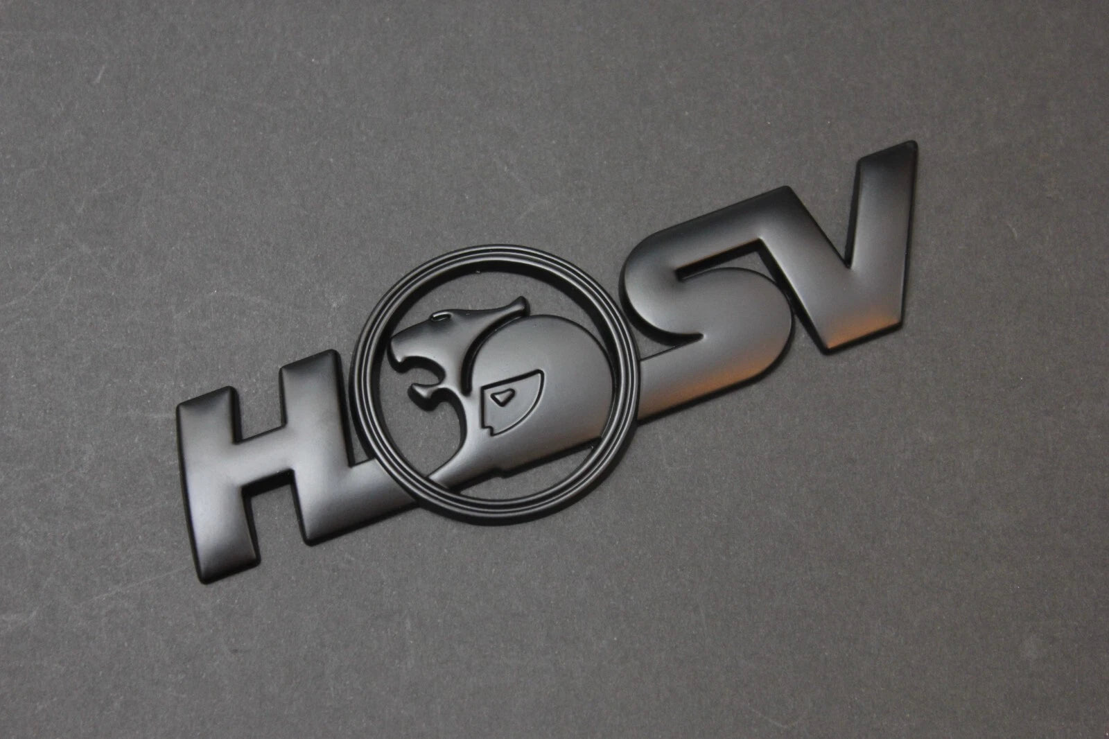Holden HSV VY VZ VE Matte Black Badge Emblem for Commodore Grange Sena ...